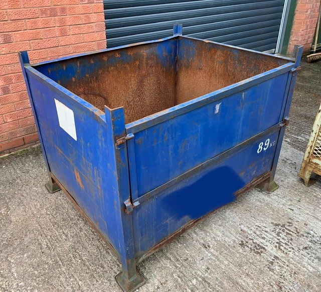 LARGE USED ALL Metal Stillage with one drop down side door £60.00 ...