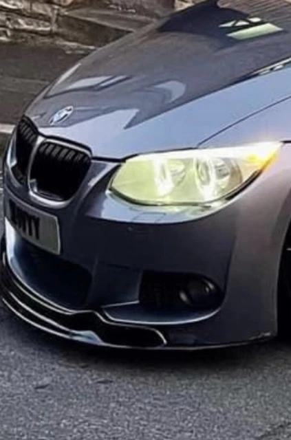 BMW E92/93 M SPORT Lci Arkym Style Front Splitter 10-13 Gloss Black ...