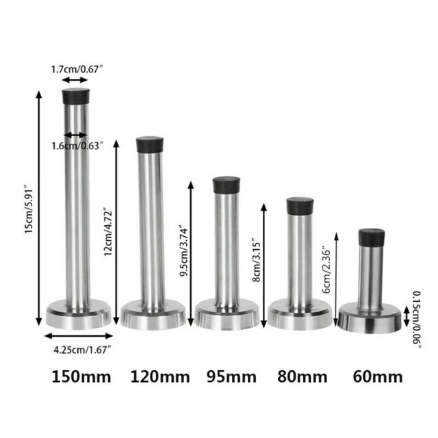 ANTI RUST STAINLESS Steel Rubber Door Buffer Stopper for Long Lasting ...