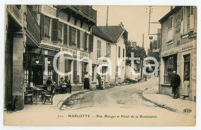 1920 CA MARLOTTE (F) Rue Murger et Hotel de la Renaissance - Carte postale FP NV EUR 19,80 ...