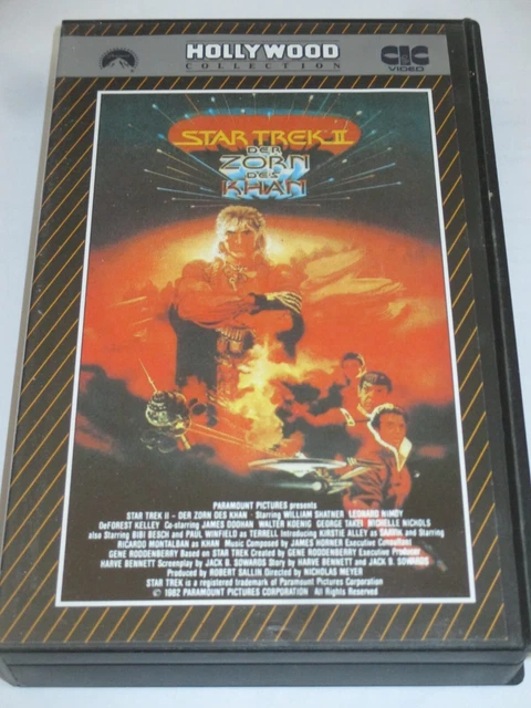 PARAMOUNT - STAR Trek 2 - VHS/SciFi/William Shatner/Leonard Nimoy/J ...