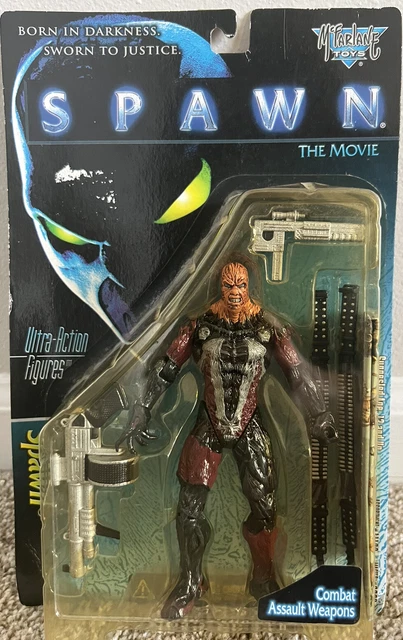 VINTAGE 1997 MCFARLANE Toys SPAWN Action Figure Combat Assault Weapons ...