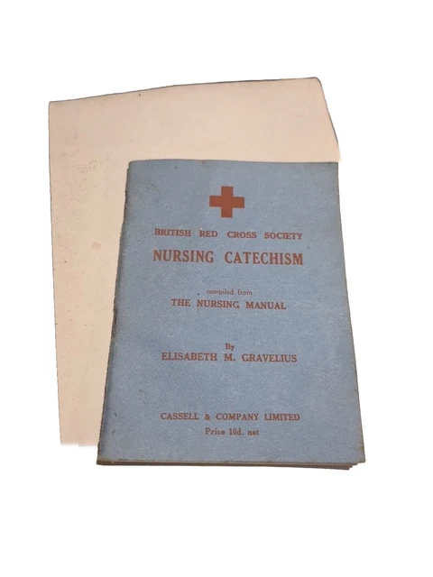 BRITISH RED CROSS Society, Nursing Catechism booklet 1957 £12.50 ...