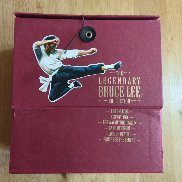 THE LEGENDARY BRUCE Lee Collection VHS PAL 1993 Polygram Six Tapes Case ...