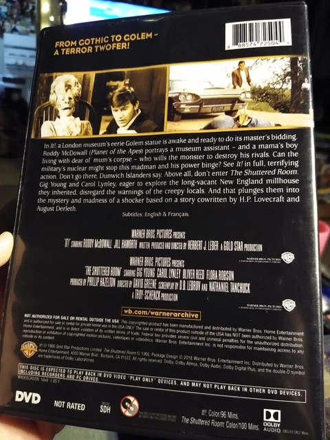 IT & THE Shuttered Room (DVD Double Feature) Archive: RARE/OOP! NEAR ...