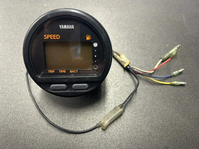 YAMAHA OUTBOARD SPEED BATT FUEL Boat Meter Multi Function Dashboard ...