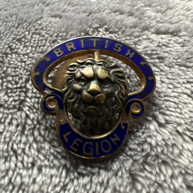 VINTAGE BRITISH LEGION Pin Badge- Birmingham Medal Co - 1” x 1” £5.00 ...