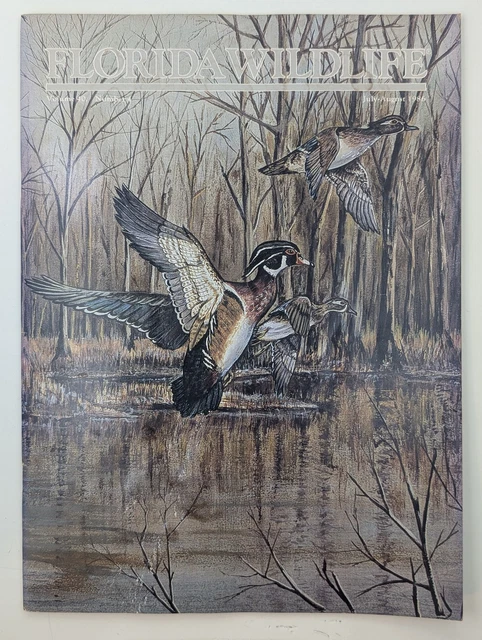FLORIDA WILDLIFE MAGAZINE July-August 1986 Volume 40 Number 4 Wood ...