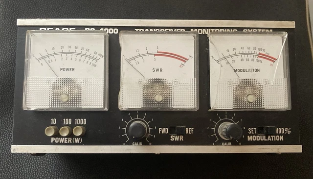 REACE RC-1000 TRANSCEIVER Monitoring System Power, SWR, and Mod Meter £ ...