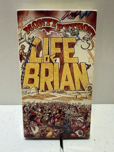 MONTY PYTHON'S LIFE of Brian VHS 1979 Paramount R-Rated Comedy Good ...