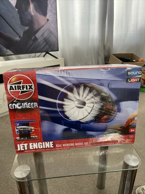 AIRFIX ENGINEER JET Engine Working Model Kit Working Sounds Lights ...
