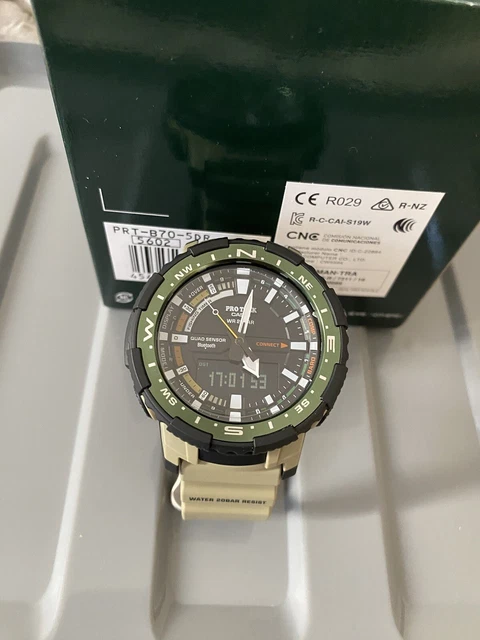 CASIO PROTREK ANGLER Line Bluetooth Link PRT-B70-5D $200.00 - PicClick AU