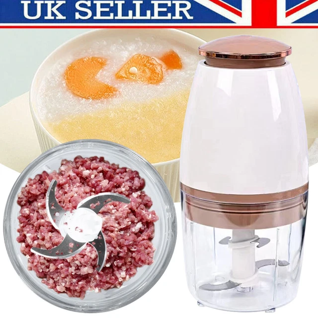 ELECTRIC FOOD PROCESSOR Blender Mini Chopper Meat Grinder 700ML Mixer ...