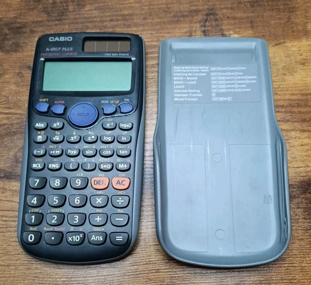 CASIO FX-83GT PLUS Scientific Calculator School Maths GCSE Hard ...