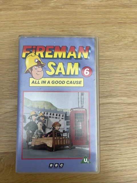 ORIGINAL 1991 AUTHENTIC BBC Fireman Sam 6 : All In A Good Cause Vol 6 ...