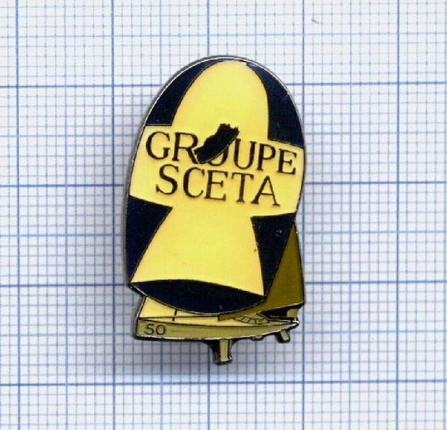 PIN'S GROUPE SCETA voilier de course au large Bateau BOC Challenge Route du Rhum EUR 14,00 ...
