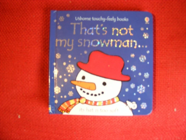 ,USBORNE. THAT'S NOT My snowman by Rachel Wells, Fiona Watt -Board book ...