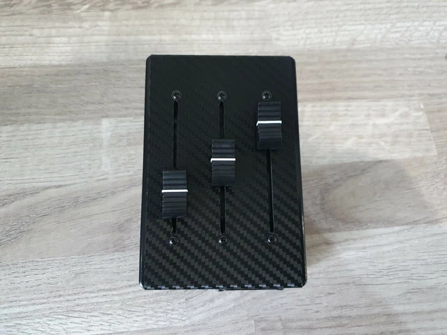 USB AND DIN MIDI Controller 3 Faders programmable CC#/Channel/Range DAW ...