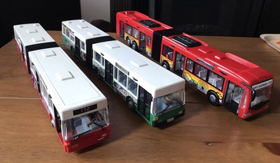 DICKIE TOYS MAJORETTE Bendy Bus 'City Zoo Express' & ‘City Express 172 ...