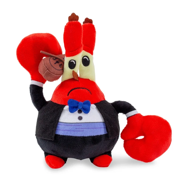 NICKELODEON BOB ESPONJA Mr. Krabs Violín 8-Inch Coleccionista Peluche ...