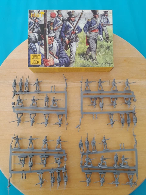 HÄT 1/72 WATERLOO DUTCH INFANTRY Napoleonic figures set 8025 Boxed On ...