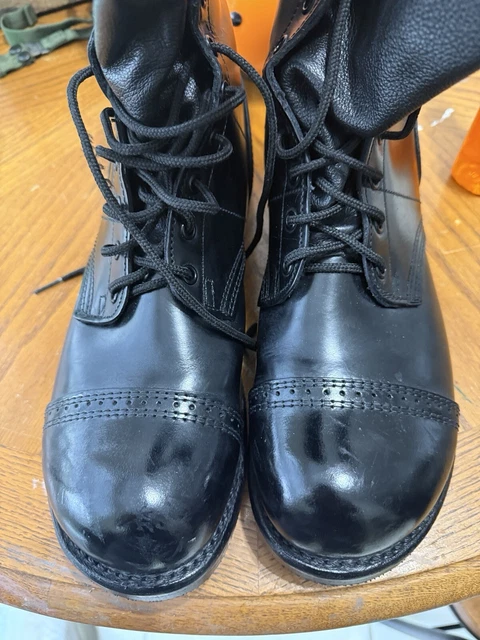 CORCORAN BLACK LEATHER 10" JUMP BOOTS MADE IN THE USA Sz 11 $99.00 ...