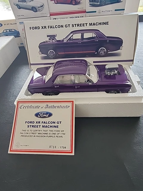 1:18 AUTOART / Biante Ford Falcon XR Street Machine Bruiser Purple £211 ...