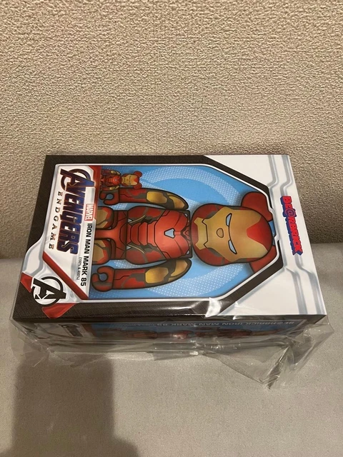 MEDICOM TOY BE@RBRICK Iron Man Mark 85 100% Y 400% Bearbrick Iron Man ...