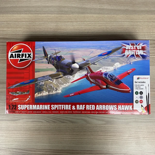 SUPERMARINE SPITFIRE RAF Red Arrows Maquette Kit Airfix Avion 1:72 Compétence 1 EUR 23,23 ...