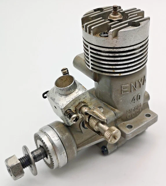 ENYA 40 MODEL 6002 R/C vintage glow model aircraft engine £25.00 ...