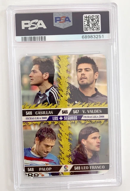2007 MUNDI CROMO Las Fichas De La Liga Lionel Messi #545 PSA 7 RARE EUR 77,67 - PicClick FR