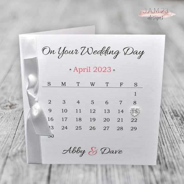 PERSONALISED WEDDING DAY Card Engagement Anniversary Congratulations ...