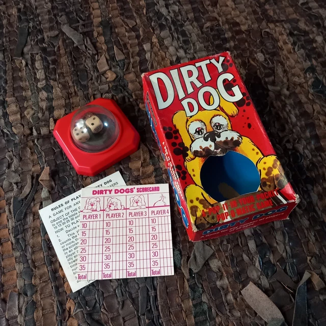 VINTAGE DIRTY DOG Pop-O-Matic Game Rare £6.49 - PicClick UK