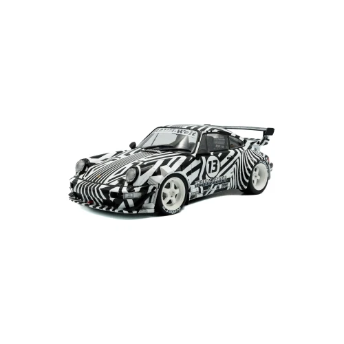 PORSCHE 911 964 RWB N.13 BODY KIT THE ZEBRA 1994 WHITE/BLACK 1:18 ...