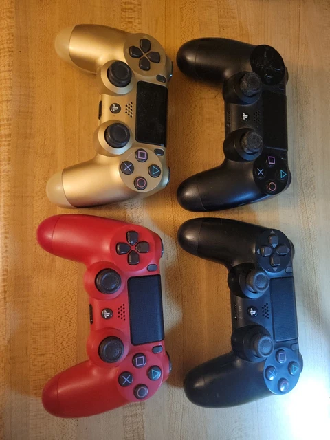 SONY PS4 DUALSHOCK Wireless Controller PlayStation Lot of 4 *ALL WORK ...