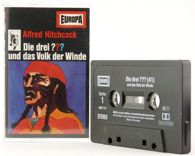DIE DREI ??? 41 Fragezeichen und das Volk der Winde Europa schwarz MC ...