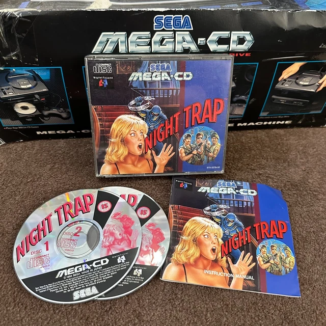 NIGHT TRAP - Gioco Mega Cd Sega - Completo Di Istruzioni - Pal Ufficiale EUR 58,51 - PicClick IT