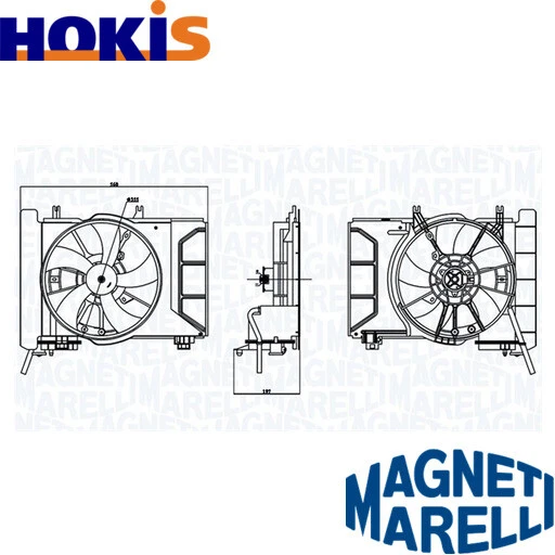 FAN RADIATOR 069422769010 FOR TOYOTA YARIS/VITZ 1KR-FE 1.0L 3cyl YARIS ...