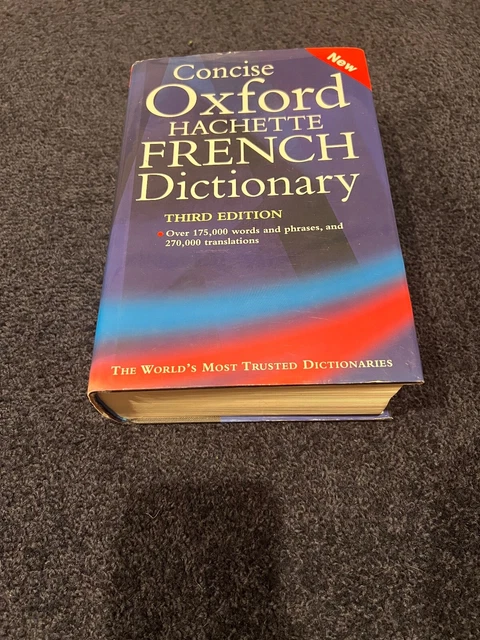 OXFORD-HACHETTE FRENCH DICTIONARY by Oxford Languages (Hardcover, 2004 ...