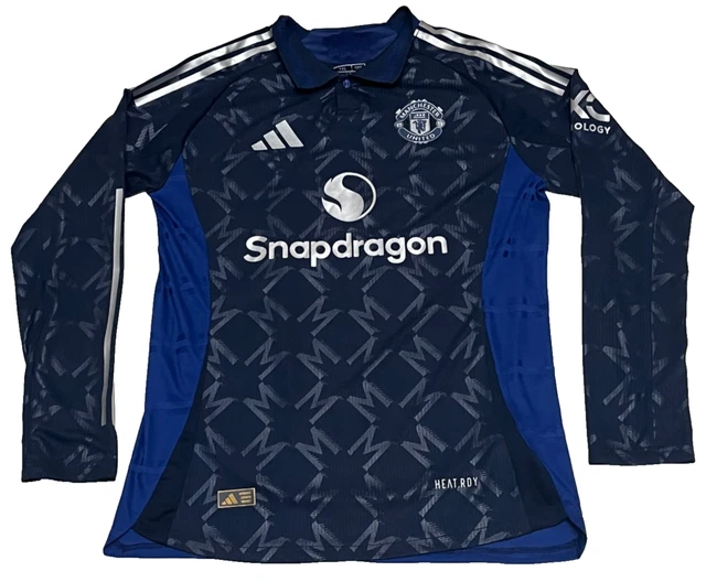 MANCHESTER UNITED FOOTBALL CLUB : 2024/ 2025 Long Sleeve Away Shirt In ...