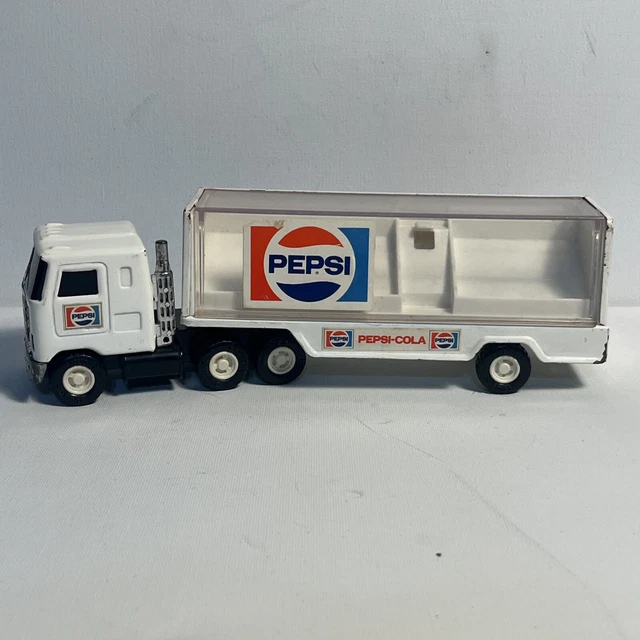 1980 VINTAGE BUDDY L Pepsi Cola Semi Truck Collectible Toy Trailer Made ...