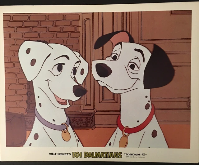 101 DALMATIANS ORIGINAL Movie Poster Lobby Card Disney Animated Pongo ...
