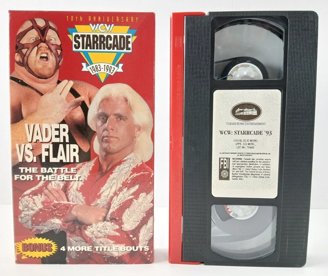 WCW STARRCADE 1983-1993 Vader vs Ric Flair Vintage Wrestling VHS Tape EXCELLENT! £17.88 ...