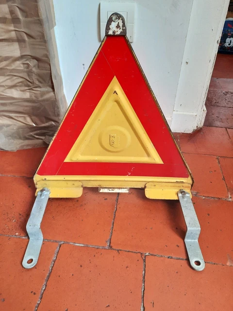 ANCIEN TRIANGLE SIGNALISATION En Fer MAD EUR 40,00 - PicClick FR