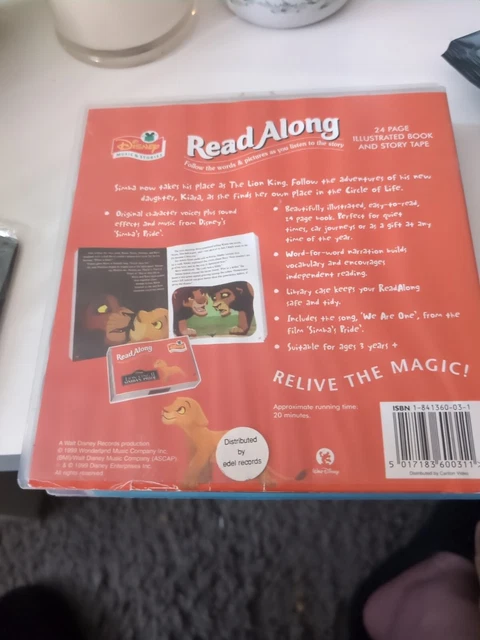 DISNEY THE LION King 2 Simba's Pride Read Along Audio book cassette ...