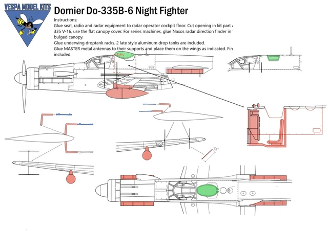 1/48 DORNIER DO 335B-6 conversion $60.69 - PicClick CA