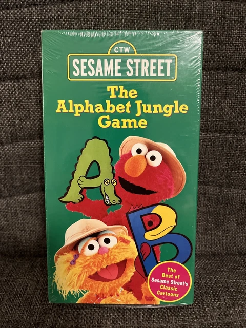 SESAME STREET - The Alphabet Jungle Game (VHS, 1998) SCELLÉ FLAMBANT ...