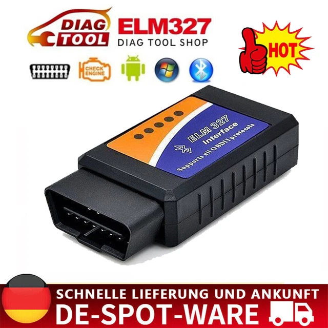 CONNETTORE OBD II Bluetooth - scanner OBD2 dispositivo diagnostico per ...