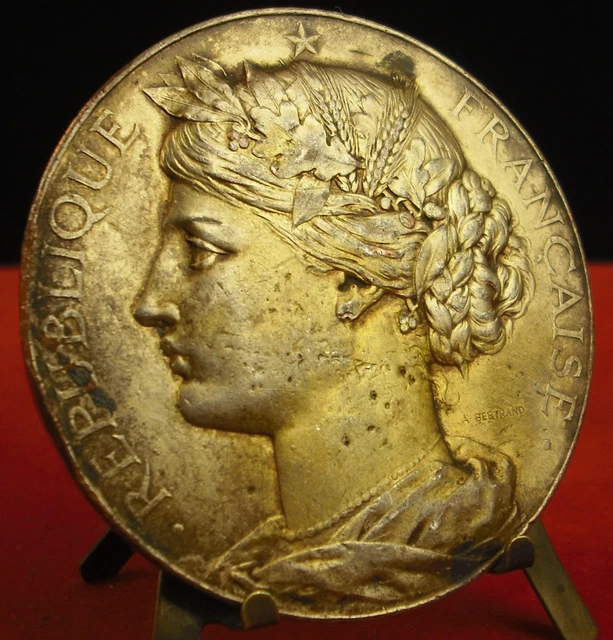 MEDAL 68 MM 95 G Uniface Profile Of Marianne By Bertrand Medal 铜牌 $73. ...