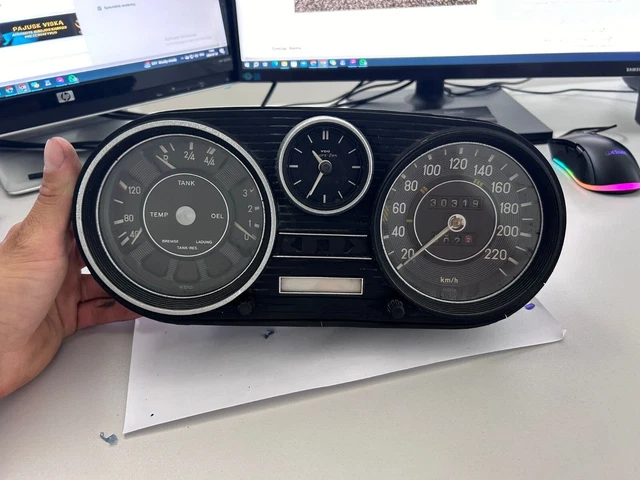 MERCEDES W114 W115 dashboard cluster speedo £144.00 - PicClick UK